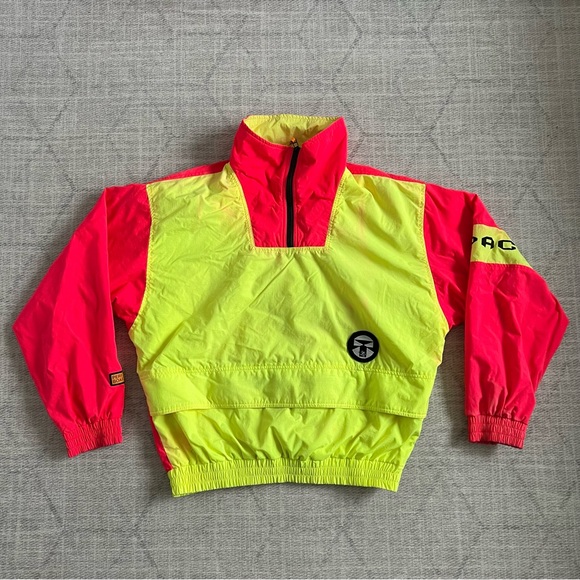 OP | Jackets & Coats | Vintage 98s Ocean Pacific Tech Neon Pinkyellow ...